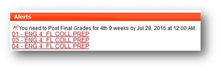 Grade Posting – PAEC Help Desk