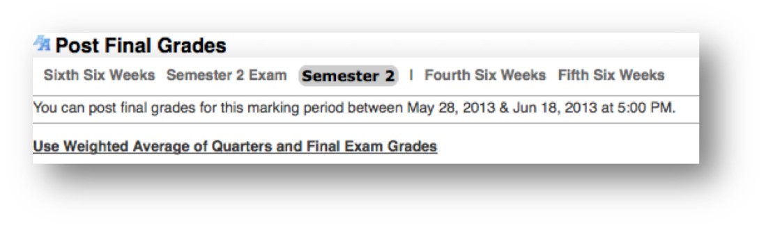 Grade Posting – PAEC Help Desk