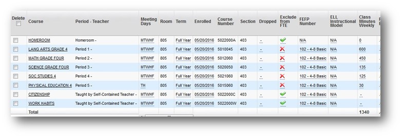 Elementary Scheduling / Courses and Sections – PAEC Help Desk