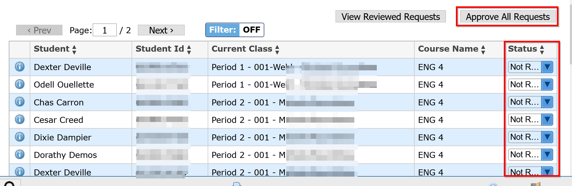Teacher Course Request & Approval – PAEC Help Desk