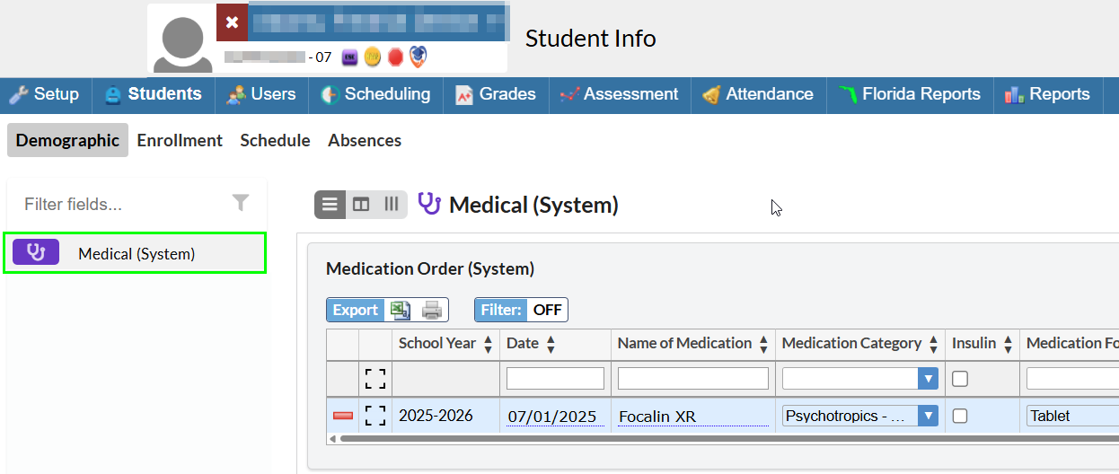 Recording Medication Orders, Medication Administrations, Complex ...